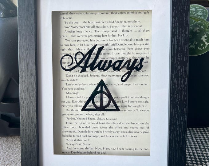 Harry Potter Framed After All This Time? Always Quote, With Deathly ...