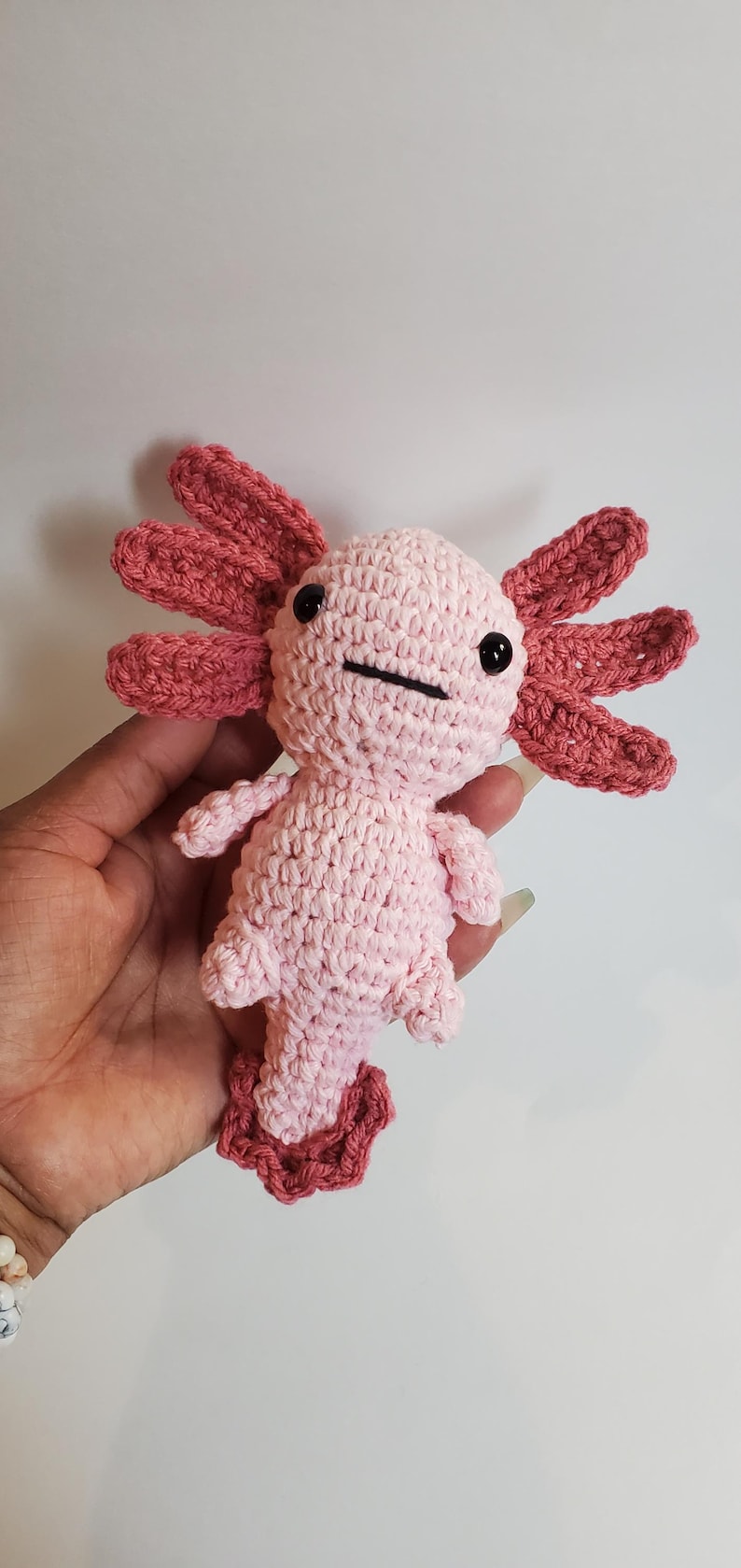 Cute Axolotl Crochet Pattern PDF | Beginner Friendly Axolotl Amigurumi ...