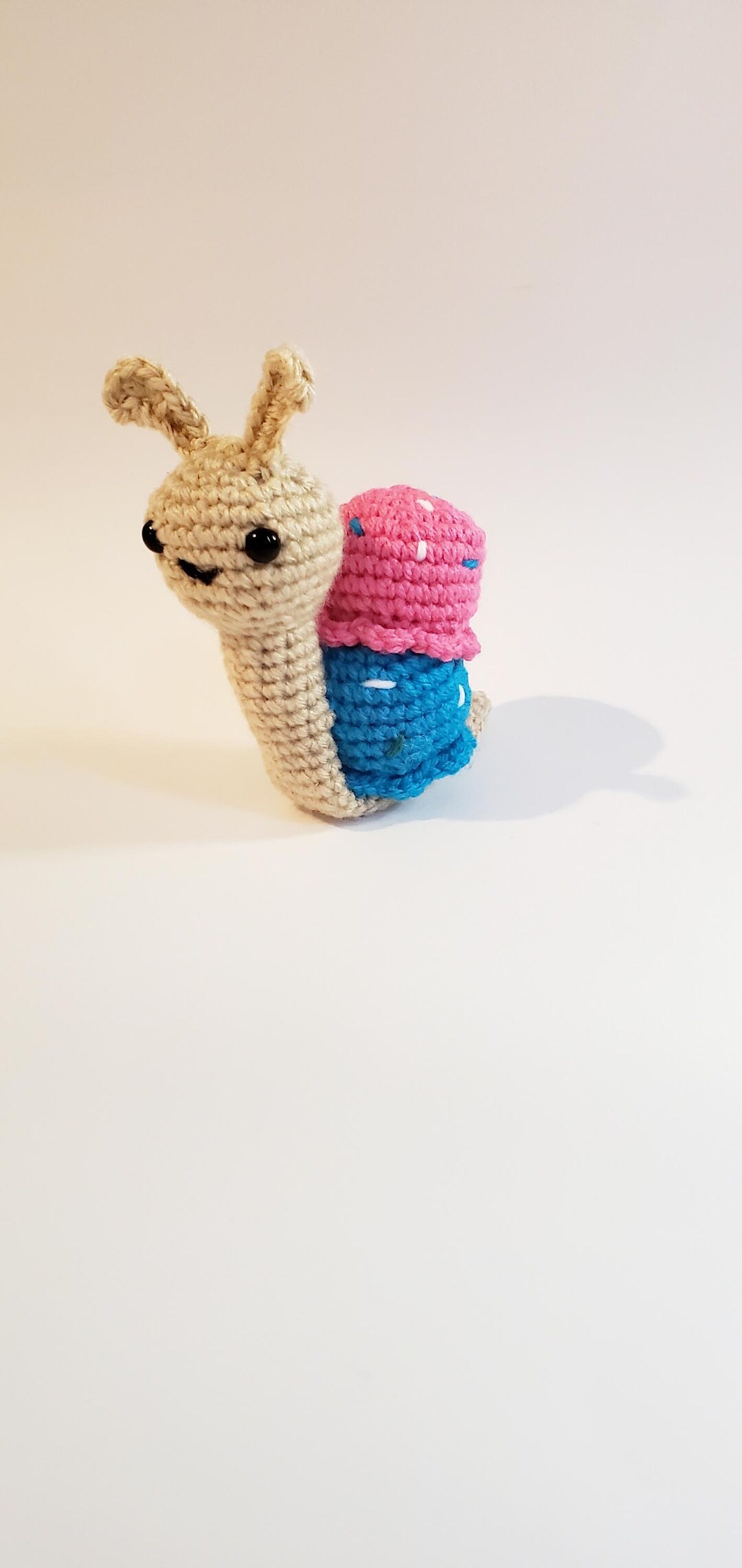 Ice Cream Snail Crochet Pattern – Amigurumi Summer Animal PDF – Cute ...
