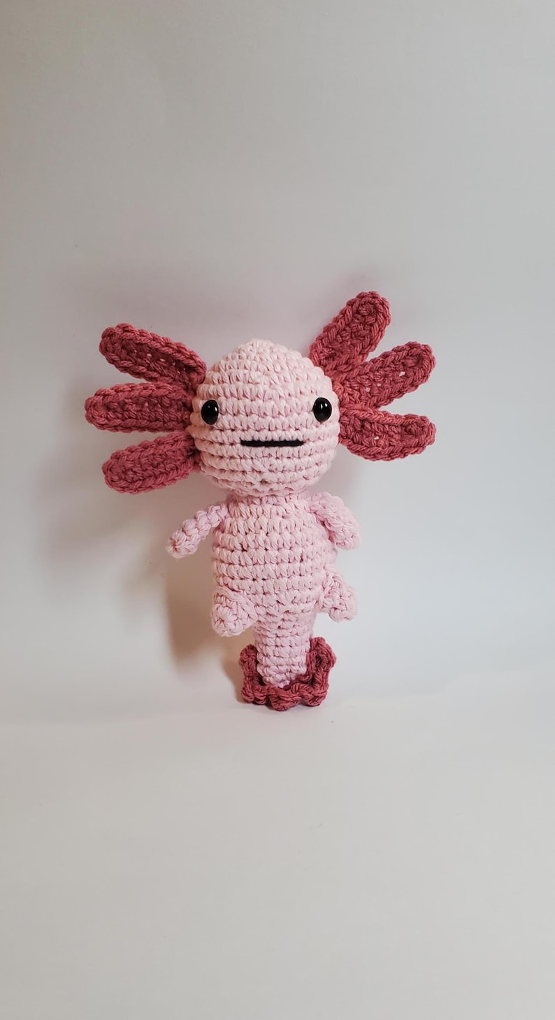 Cute Axolotl Crochet Pattern PDF | Beginner Friendly Axolotl Amigurumi ...
