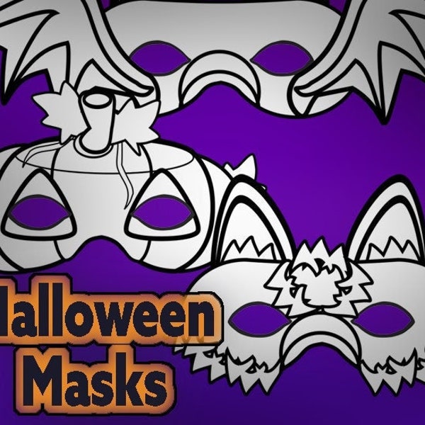 Unicorn Coloring Mask Printable Kids Party Favor Classroom or Birthday ...