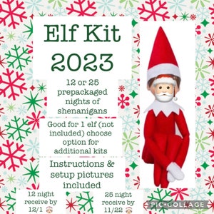 Elf Shenanigans Christmas Kits - Etsy
