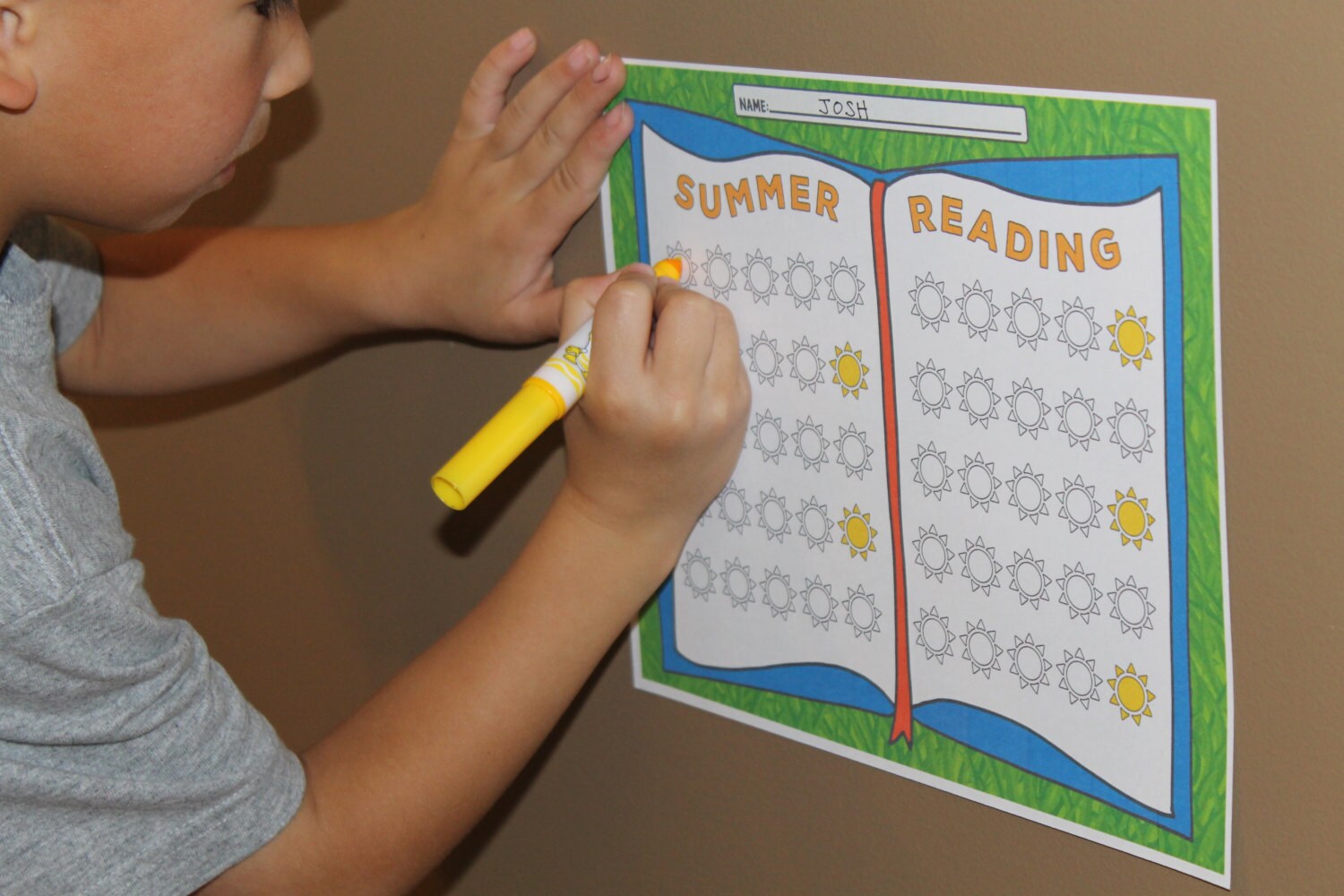 Summer Reading Chart, Printable, JPEG Instant Download, - Etsy