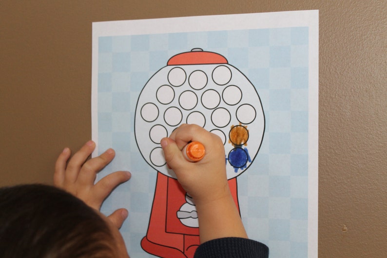 Gumball Machine Reward Chart Printable Digital JPEG Chore | Etsy