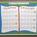 Summer Reading Chart, Printable, JPEG Instant Download, - Etsy