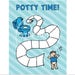 Potty Chart, Potty Time, Toilet Training Chart, JPEG Instant Download ...