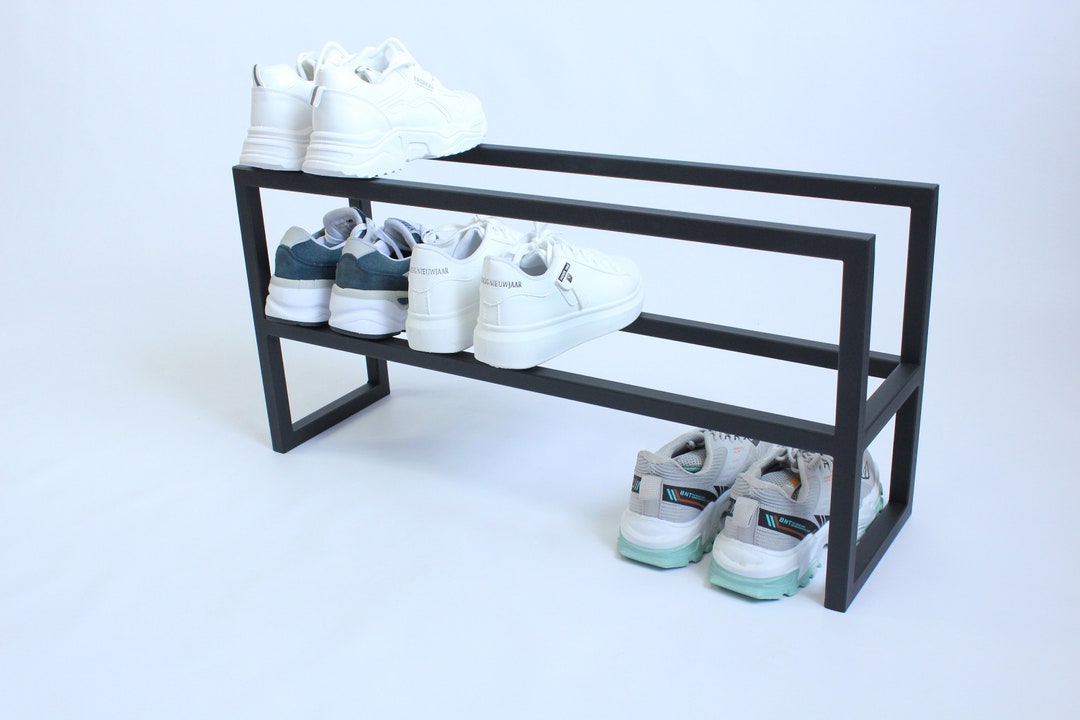 Metal Shoe Industrial Rack, Metal Shoe Rack for Gift, Schuhregal Modern ...