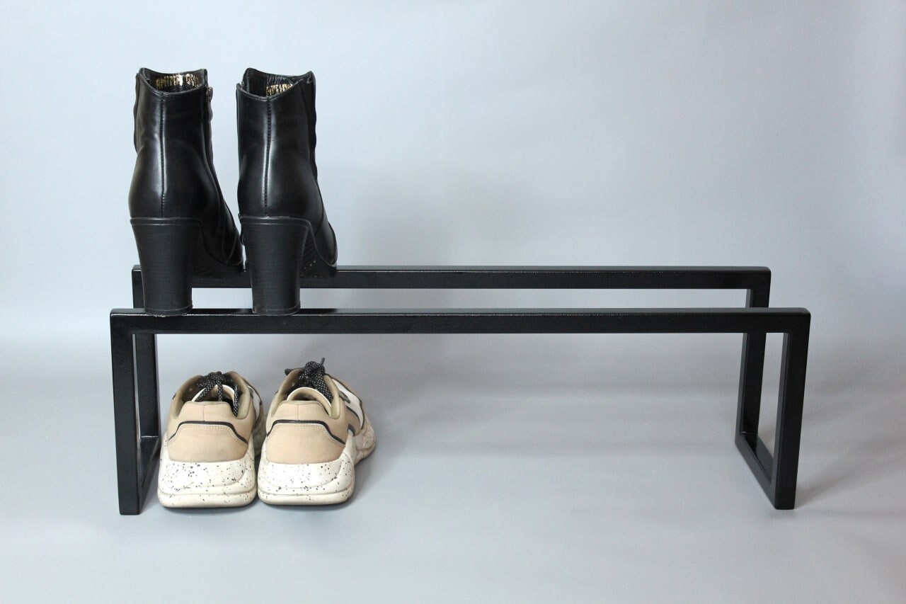 Floor Shoe Rack, Metal Shoe Rack, Shoe Storage, Industrial Shoe Rack ...