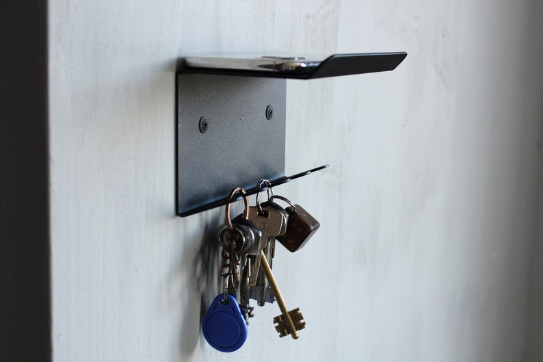 Key Holder for Wall Metal Organizer With Keys Hooks for - Etsy