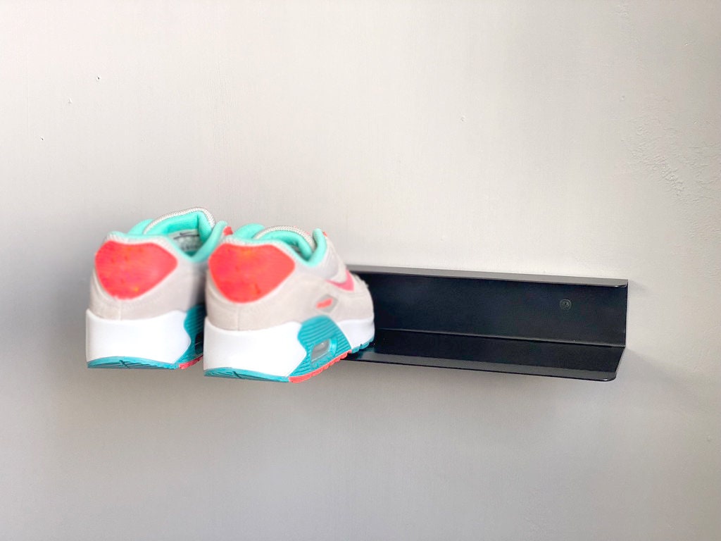 Metal Wall Mount Shoe Rack Wall Shoe Organise Metal Shoe Shelf Wall ...