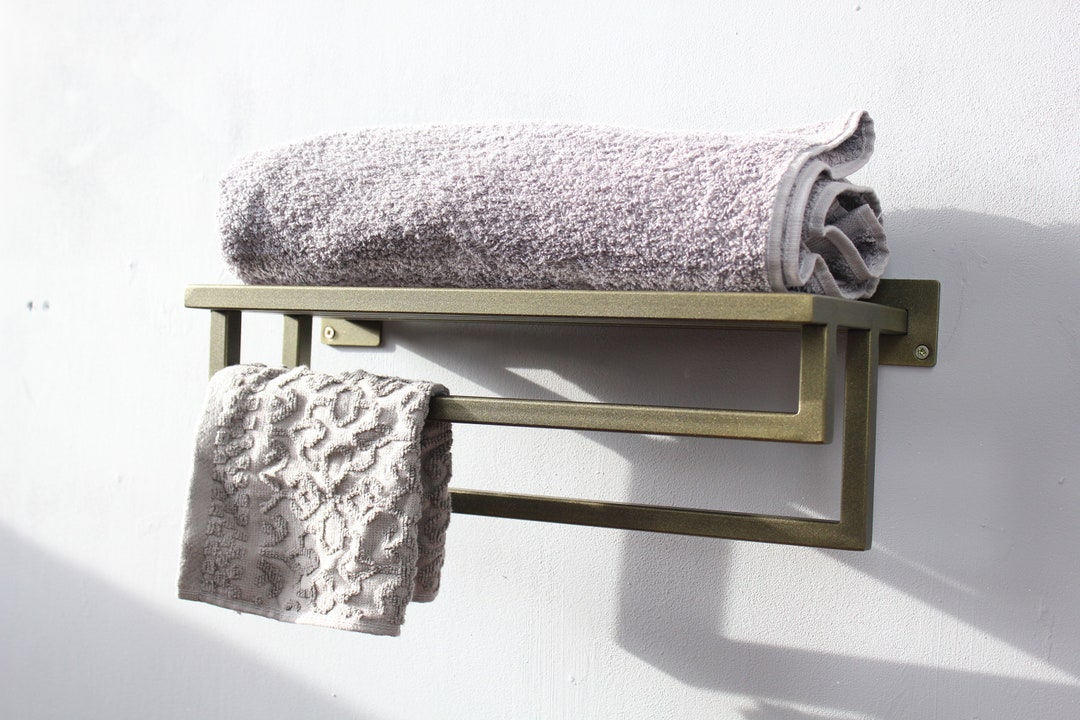 Towel Hanger, Bathroom Wall Hanger, Towel Holder, Bathroom Decor, Metal ...