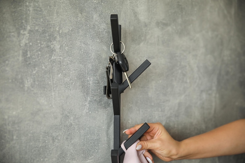 Minimalist Metal Wall Hook – Modern Coat Rack & Key Holder - Etsy