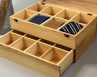 Tie Box Organizer - Etsy