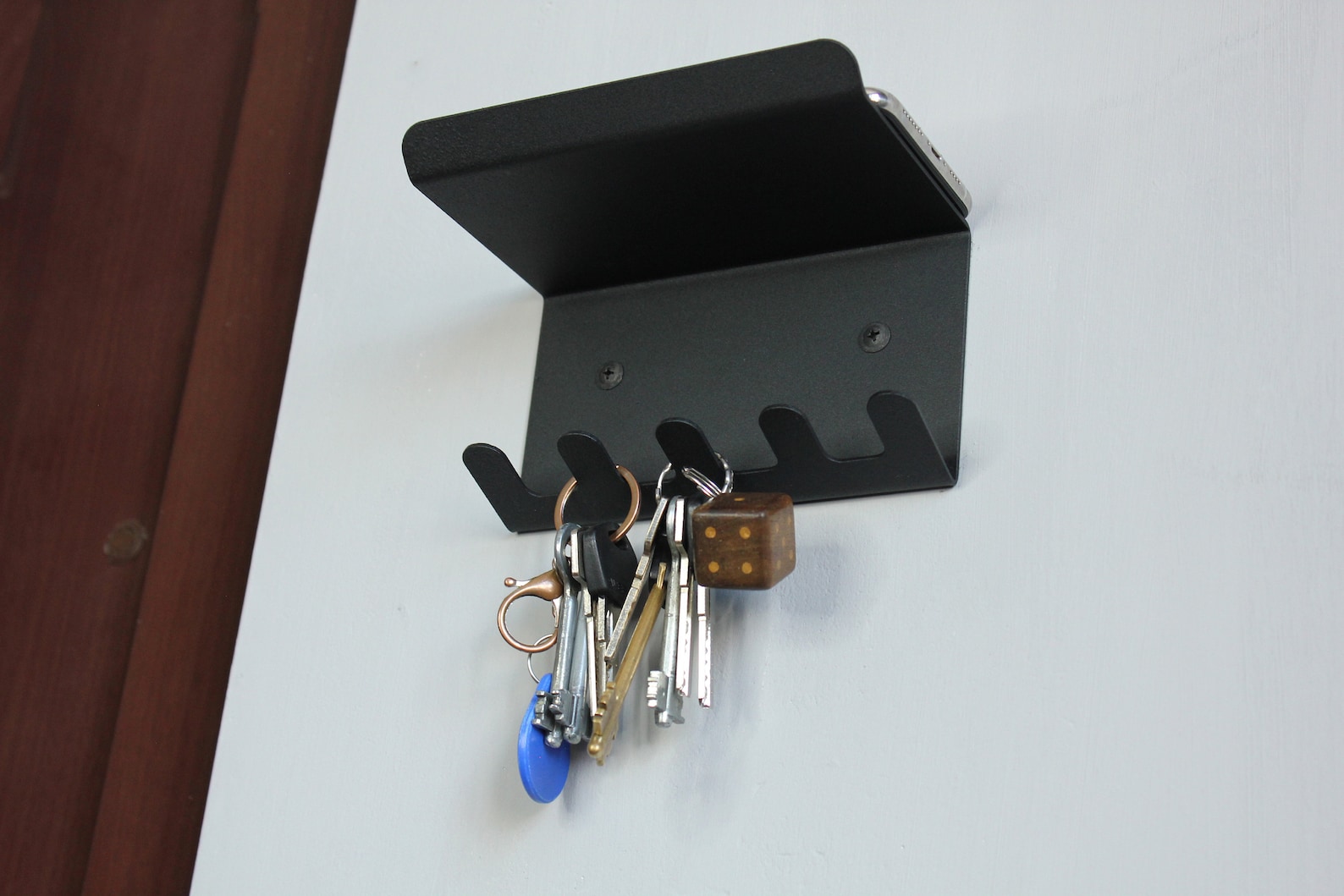 Key Holder for Wall Metal Organizer With Keys Hooks for - Etsy
