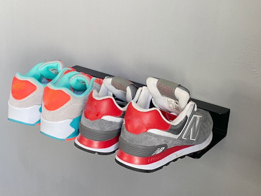 Metal Wall Mount Shoe Rack Wall Shoe Organise Metal Shoe Shelf Wall ...