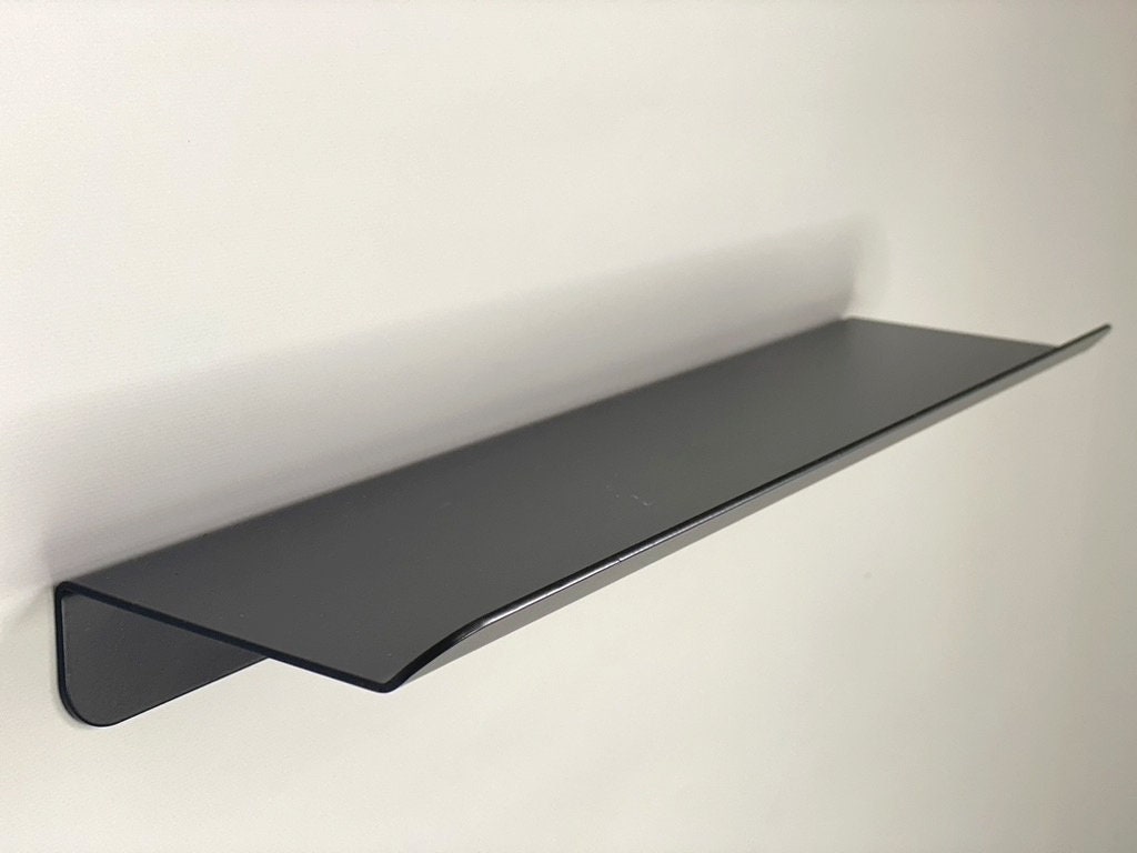 Wall Mounted Decor Shelf, Minimalist Black Photo Shelf, Home Decor ...