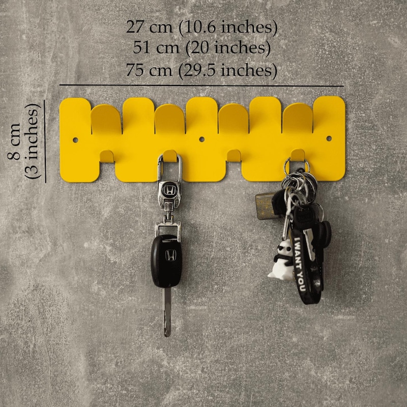 Key Ring Modern Art - Etsy