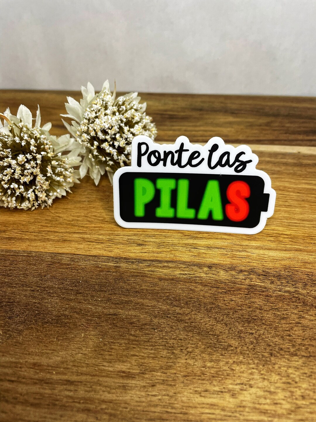 Pilas Vinyl Sticker - Etsy
