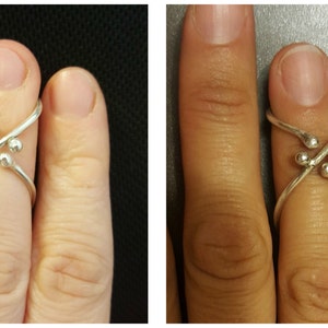 Mallet Finger Silver Ring Split - Etsy