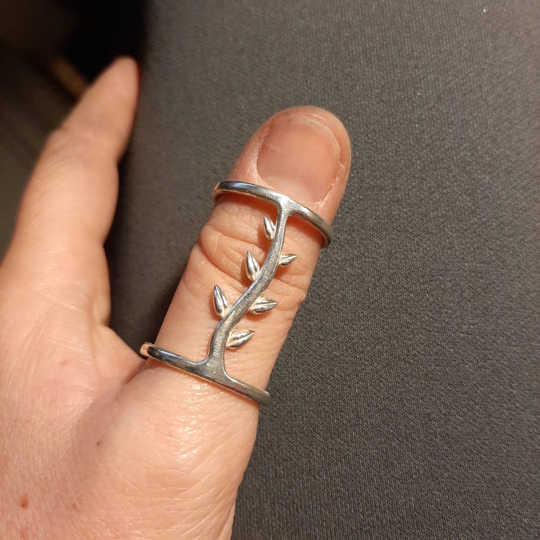 Trigger Thumb Silver Ring Splint Little Tree - Etsy