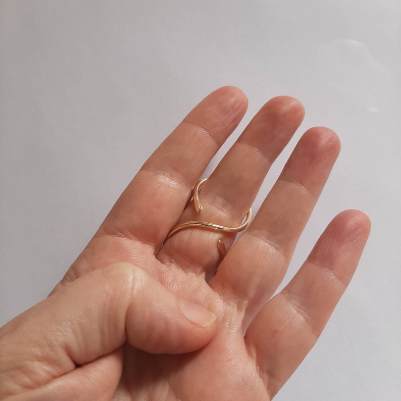 EDS Ring Splint Hypermobility Hyperelastisity Ehler Danlos 14k - Etsy