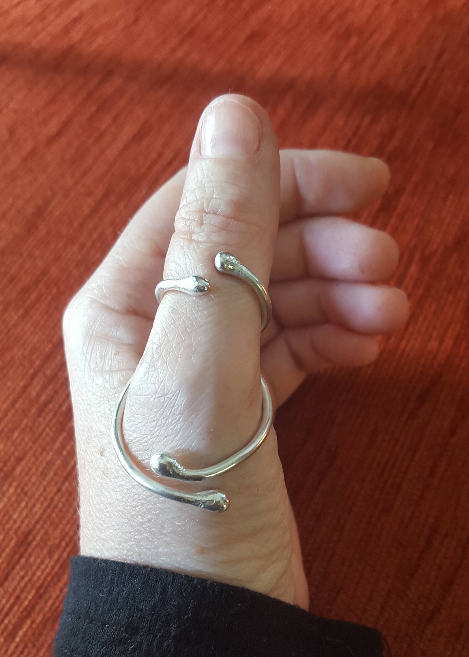 Thumb Hypermobility Ring Splint Silver MCP Joint Support - Etsy UK