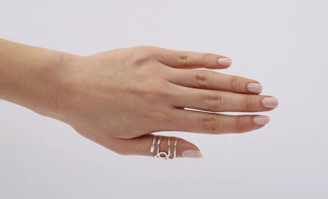 Trigger Thumb Ring Splint Sterling Silver - Etsy