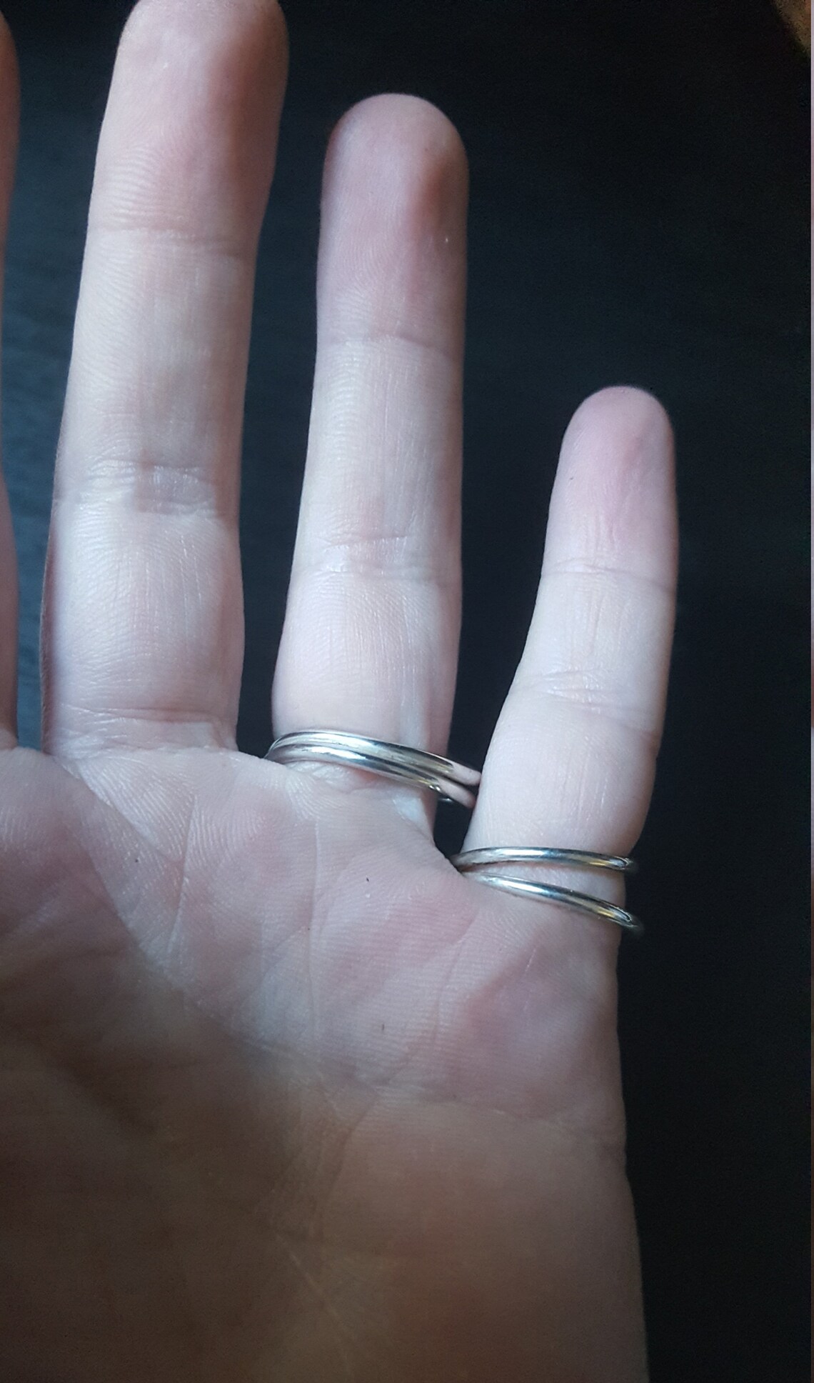 EDS HYPERMOBILITY Finger Deviation Prevention Sterling Silver | Etsy