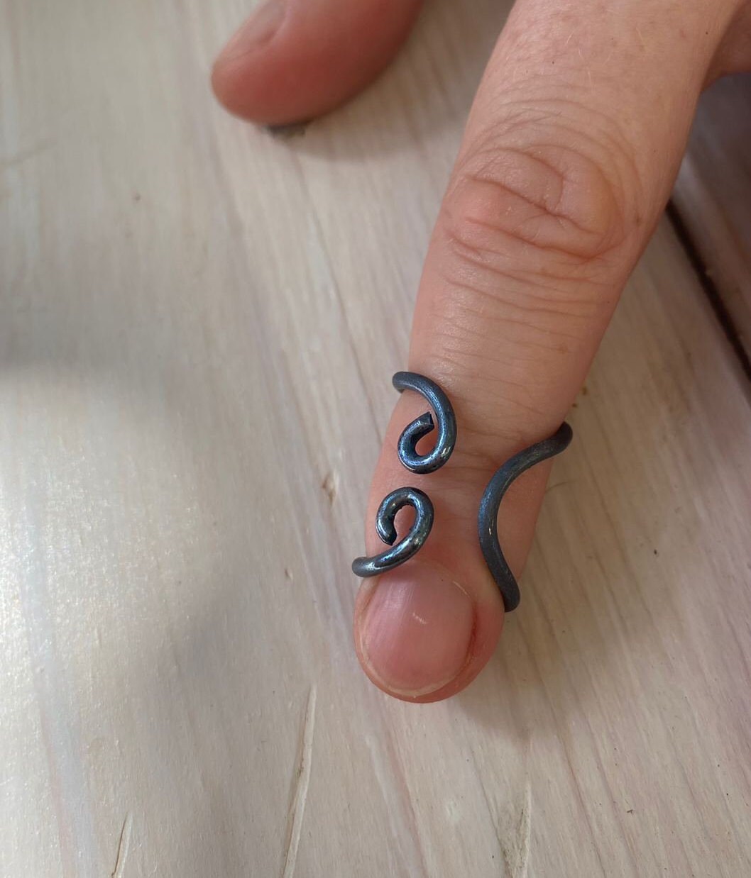 Titanium Mallet Finger ring splint blue and purple | Etsy