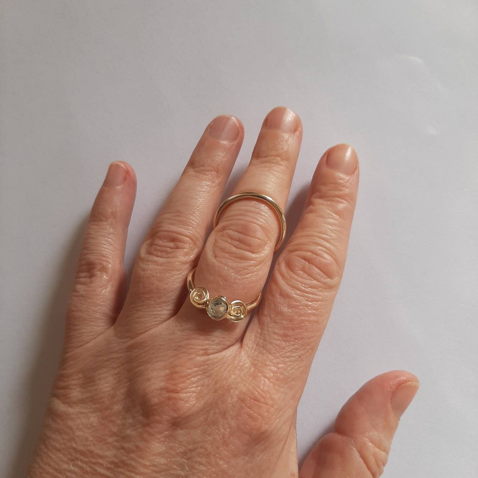 EDS Ring Splint Hypermobility Hyperelastisity Ehler Danlos 14k - Etsy