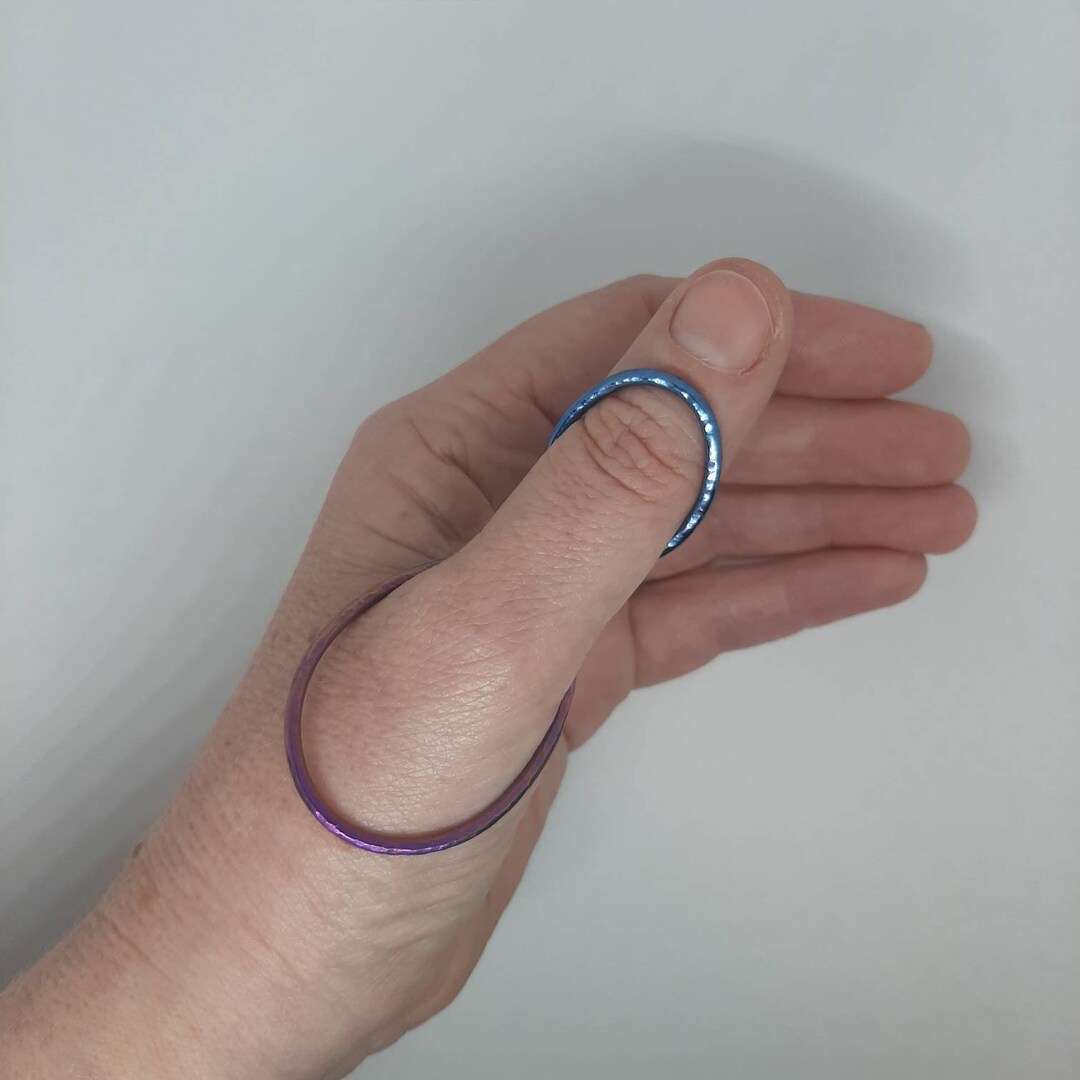 Thumb MPJ Stabilizer Titanium Two Color Anodized Blue and Purple ...