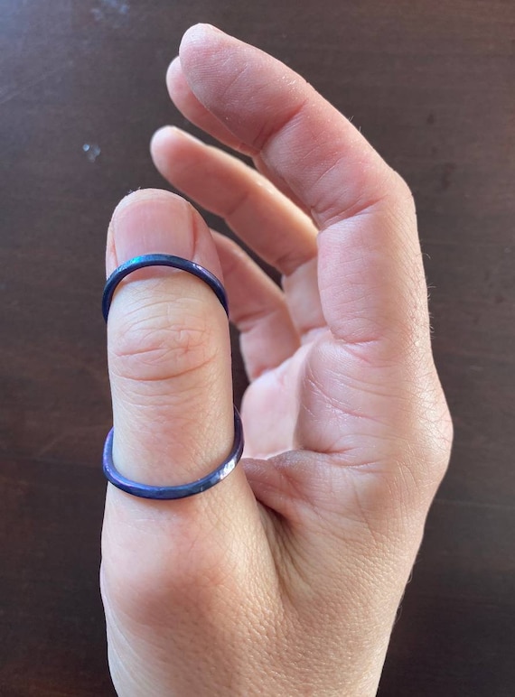 Thumb Ring Splint Stabilizer IP Joint Support Titanium - Etsy