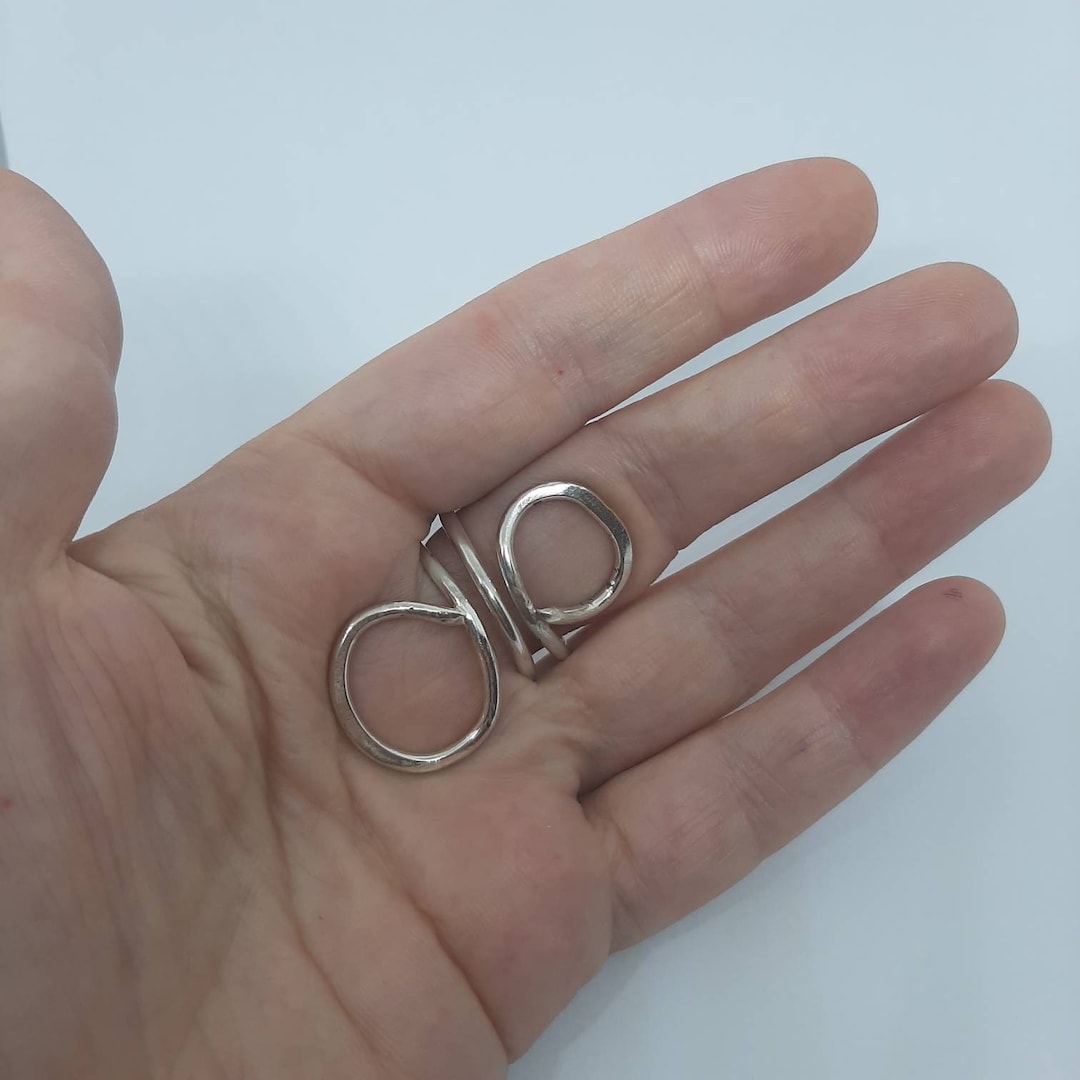 Trigger Finger Silver Ring Splint Adjustable 925 - Etsy