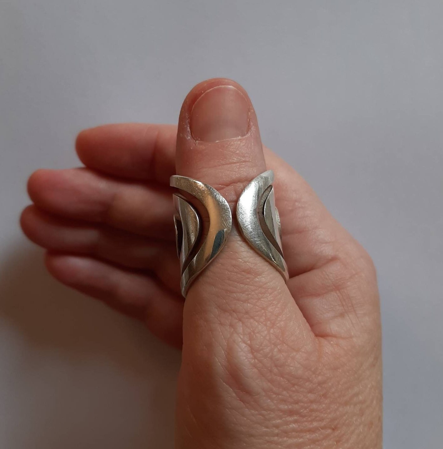 Trigger Thumb Ring Splint 3 in One Sterling Silver - Etsy