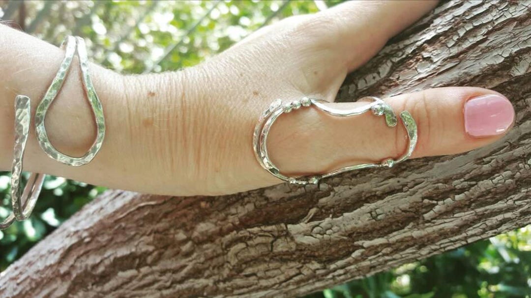 Thumb Stabilizer Sterling Silver Ring Splint - Etsy