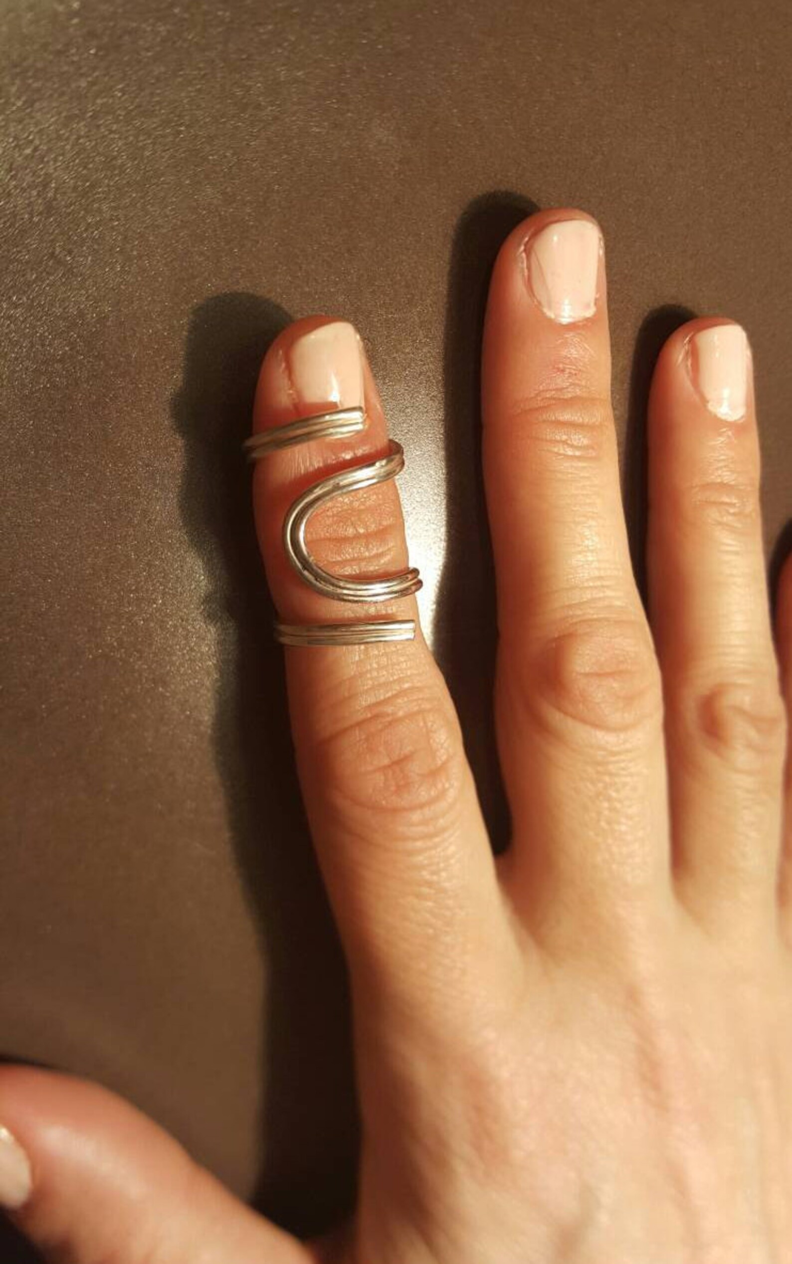 Mallet Finger Ring Splint Sterling Silver - Etsy Canada
