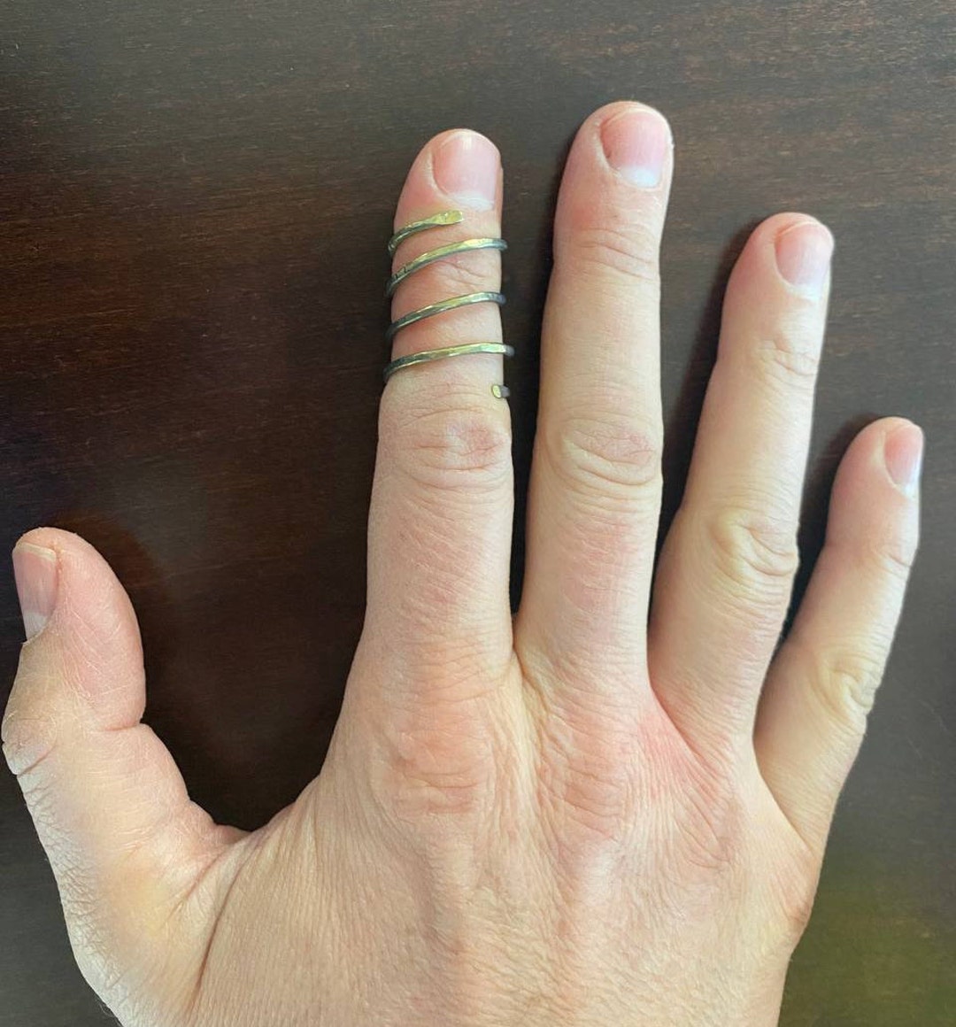 Arthritis Ring Splint Titanium Gold Color - Etsy