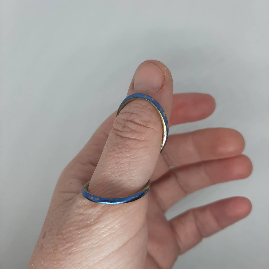 Férula de titanio anillo de pulgar Estabilizador IP 1 anodizado de dos ...