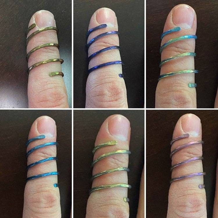 Mallet Finger Titanium Ring Splint Pink Color - Etsy