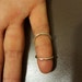Mallet Finger Silver Ring Split - Etsy