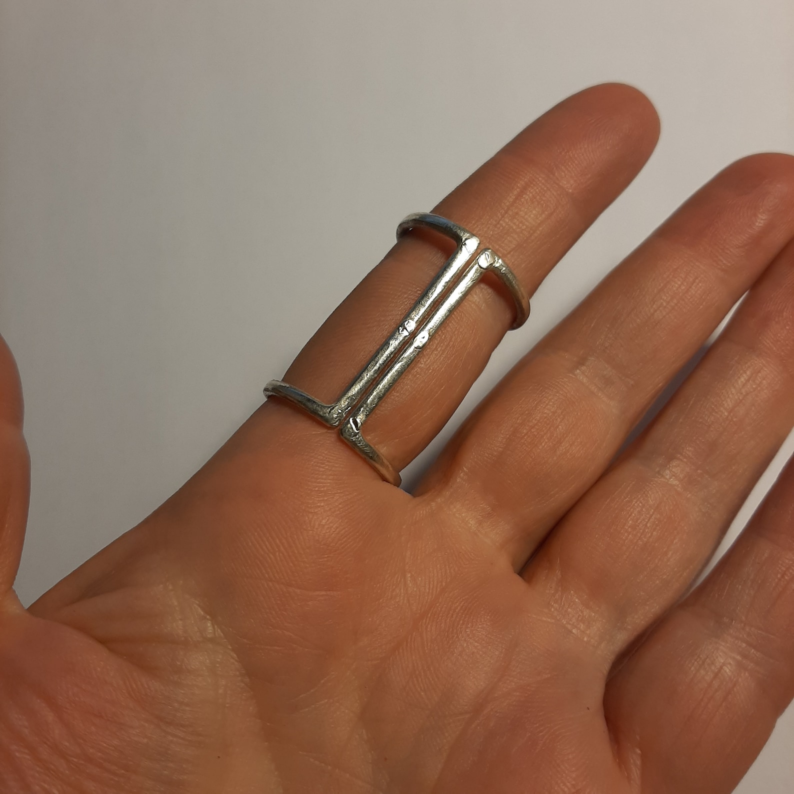 Trigger Finger Silver Ring Splint Little Tree - Etsy