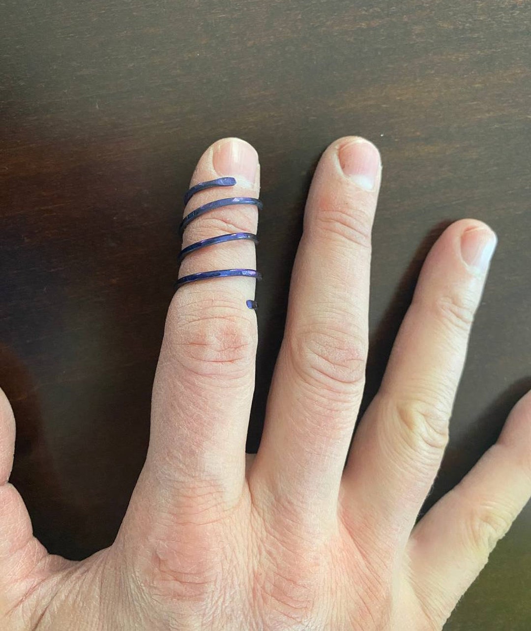 Mallet Finger Ring Splint Titanium Purple Color - Etsy