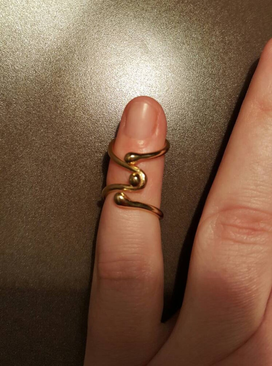 Mallet Finger Ring Splint 14k Gold Plated | Etsy