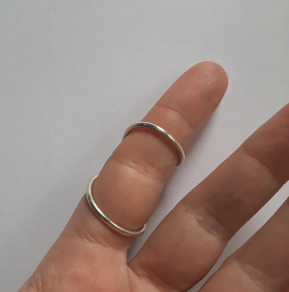 Arthritis Finger Ring Splint sterling silver adjustable 3 | Etsy