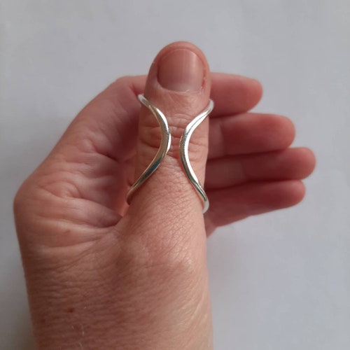 Thumb Trigger Finger Ring Splint Sterling Silver - Etsy