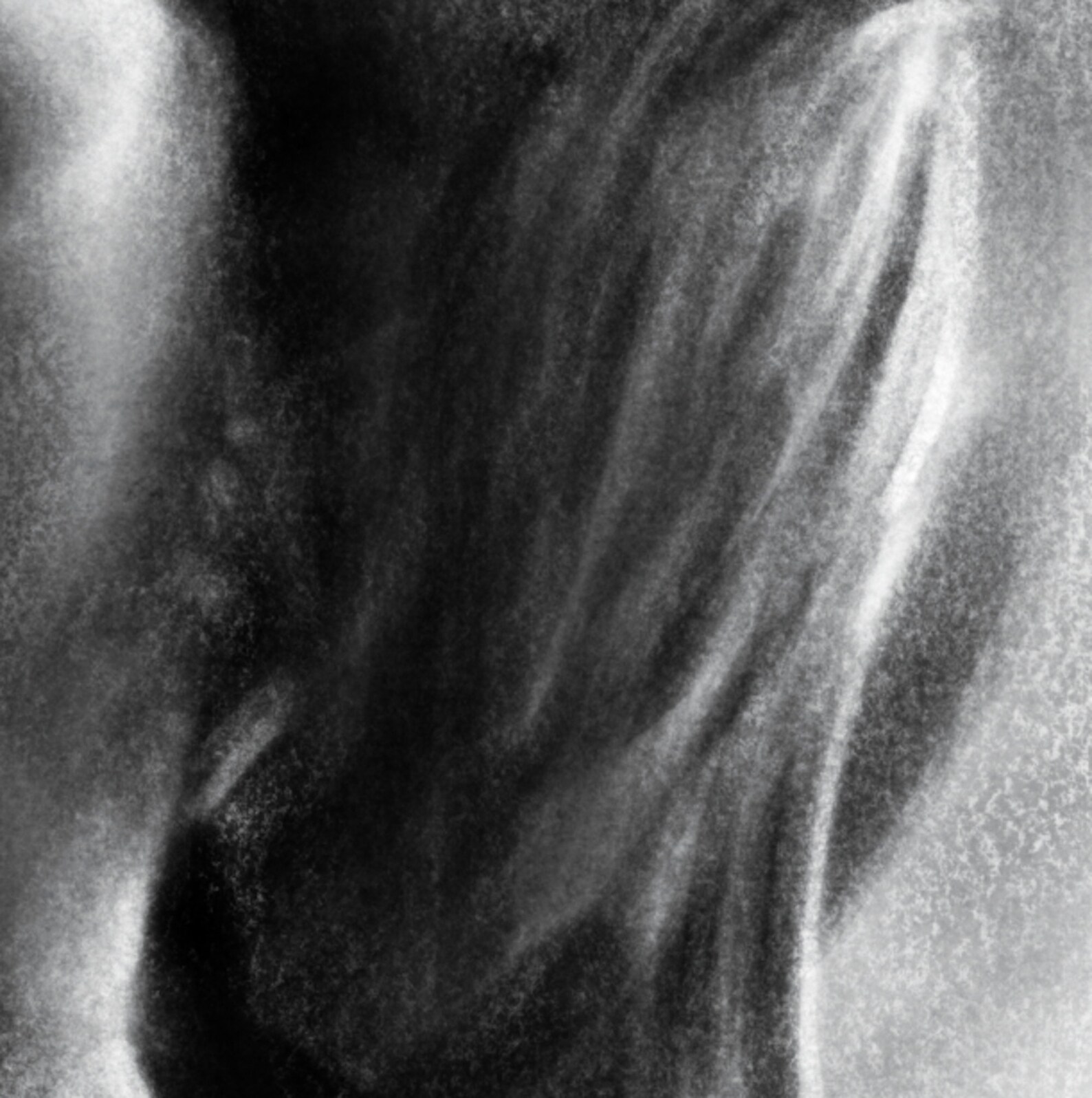 Large Charcoal Drawing of a Couple Embrace - Lovers Intimate Moments ...