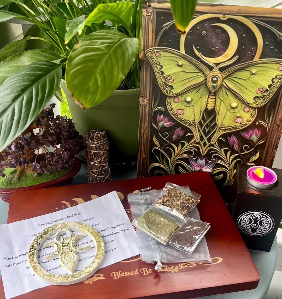 New Beginnings Wind Spell Kit: Invoke Change - Etsy