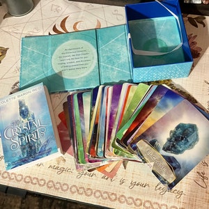 The Crystal Spirits Oracle Card Deck and Guidebook by Colette Baron ...