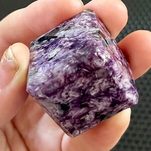 Stunning Charoite Crystal Cube - High Quality Charoite - Etsy