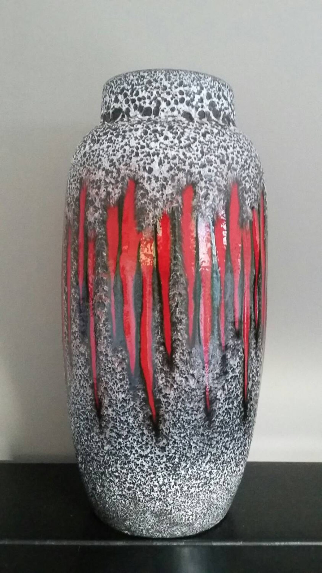 Big Lora Lava Vase West Germany '70 - Etsy UK